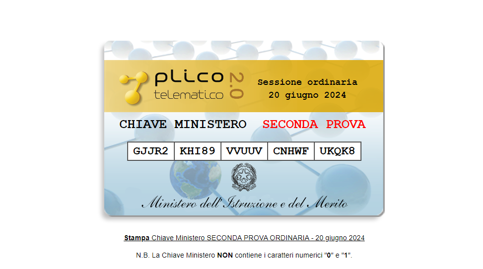 Tracce maturità seconda prova: chiave del plico telematico | Studenti.it