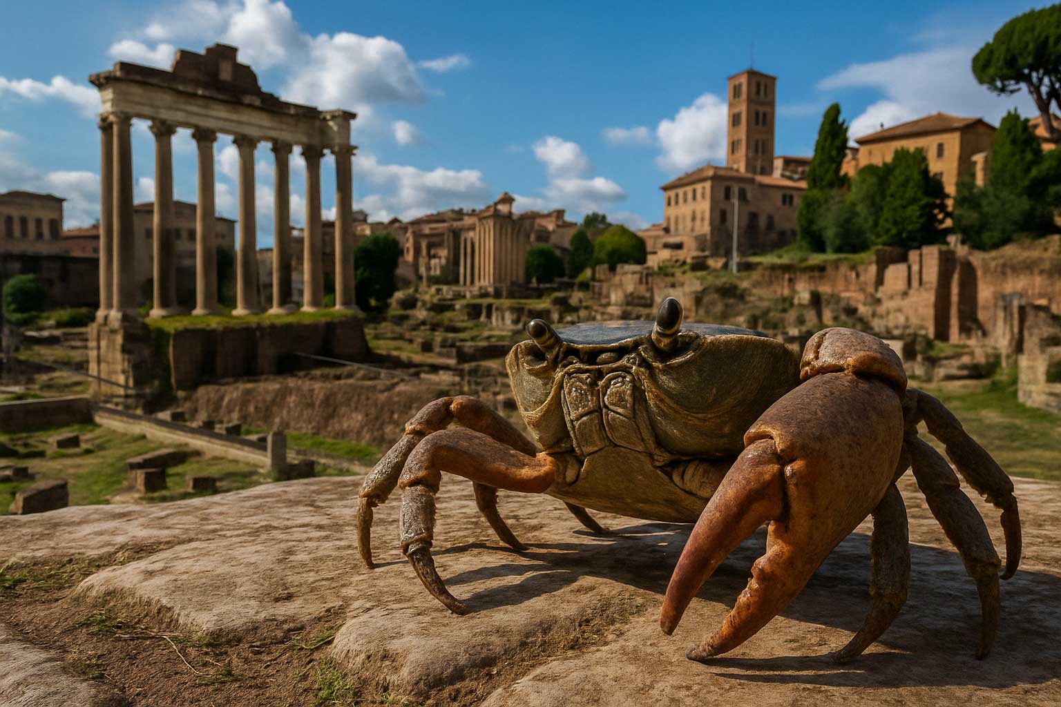 Granchi giganti sotto Roma: cosa ci raccontano su ambiente e storia ...