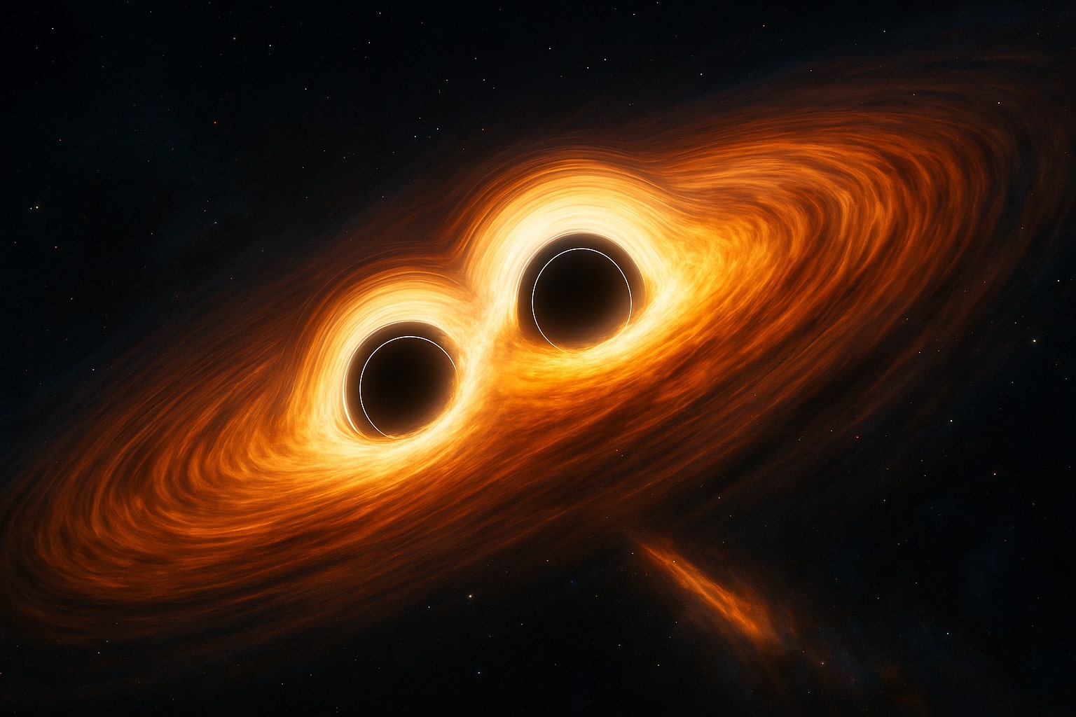 Scoperta spaziale, la fusione di buchi neri più potente mai vista ...