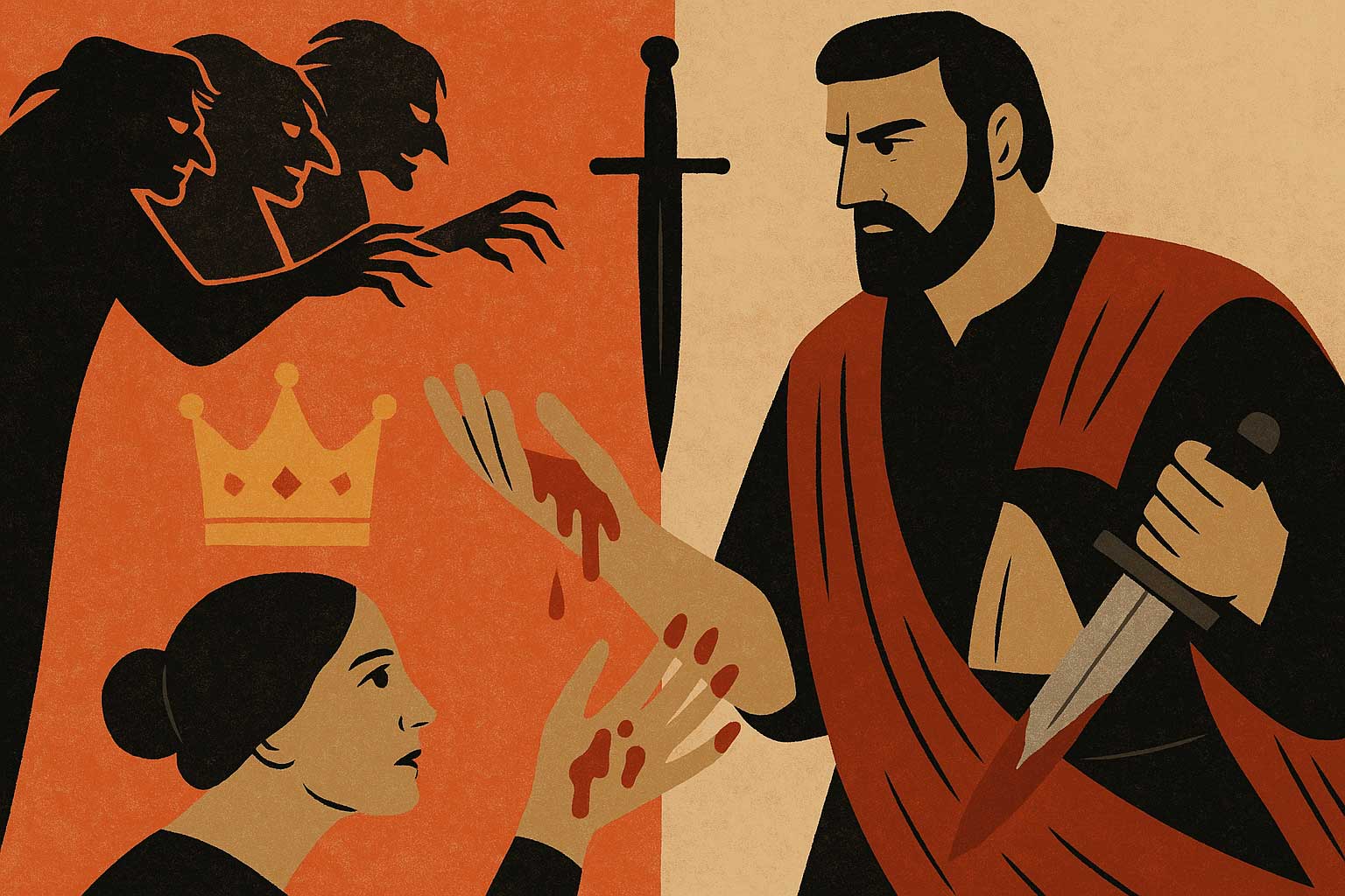 Macbeth: trama, personaggi e temi in inglese della tragedia di ...